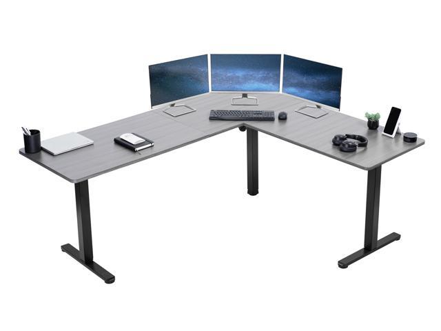 Click here for VIVO Gray / Black Electric 75 x 63 Corner Standing... prices