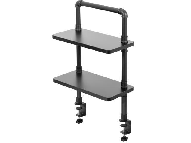 Click here for VIVO Clamp-on 16 inch 2-Tier Decorative Industrial... prices