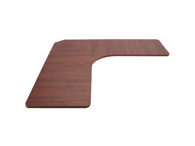 Click here for VIVO Dark Walnut 71x71 inch Curved Corner Table To... prices
