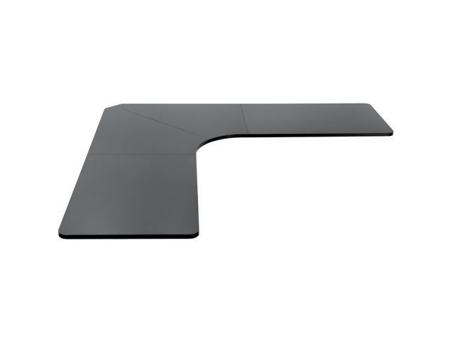 Click here for VIVO Black 83 x 83 inch Curved Corner Table Top fo... prices