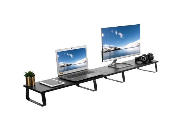 Click here for VIVO Black Wood 55 Wide Desktop Stand Ergonomic TV... prices