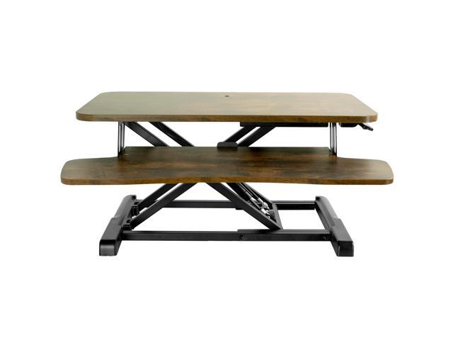 Click here for VIVO Vintage Brown Height Adjustable 28 Standing D... prices