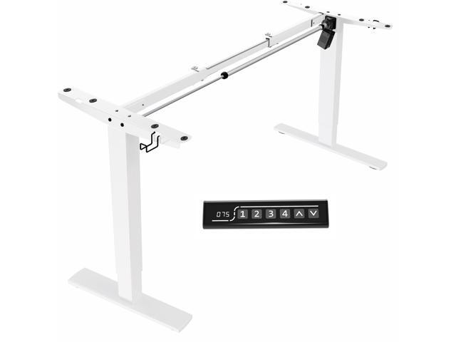 Click here for VIVO White Electric Stand Up Desk Frame  Single Mo... prices