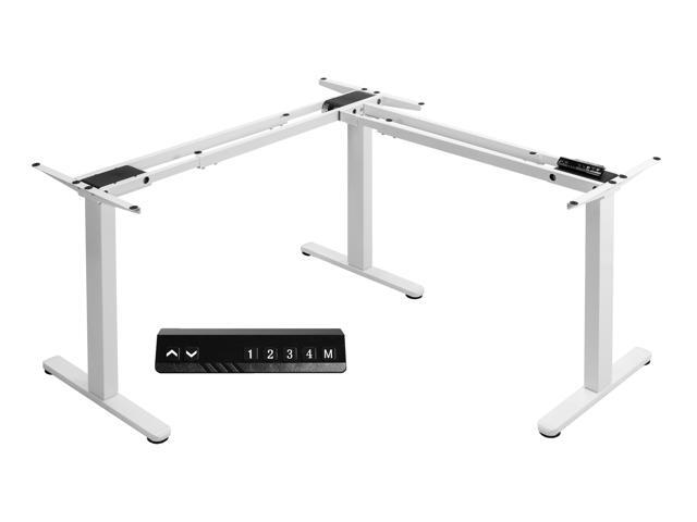 Click here for VIVO White Electric Motor Height Adjustable Corner... prices