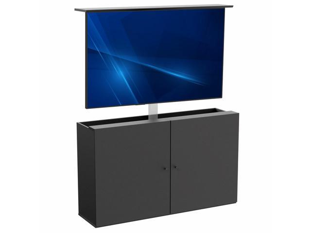 Click here for VIVO Black TV Cabinet with Motorized Vertical Lift... prices