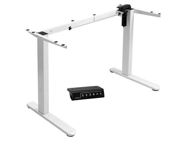 Click here for VIVO White Electric Stand Up Desk Frame with Rear-... prices