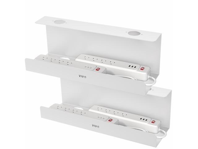 Click here for VIVO White Extra Deep Under Desk Cable Management... prices