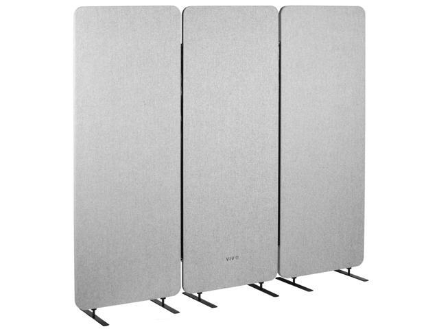 Click here for VIVO Gray Freestanding 72 x 66 inch Privacy Panel... prices