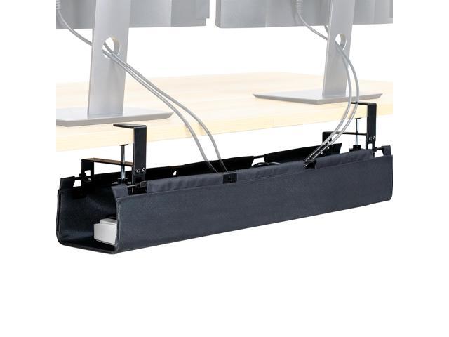 Click here for VIVO 31 Black Clamp-on Fabric Cable Power Strip Ma... prices