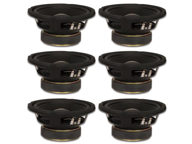 Click here for 6 Goldwood Sound GW-6024 Rubber Surround 6.5 Woofe... prices