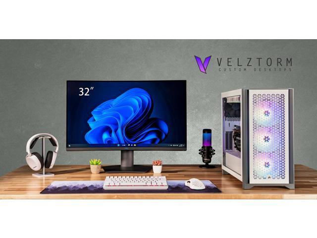 Click here for Velztorm White Armix Custom Built Gaming Desktop P... prices