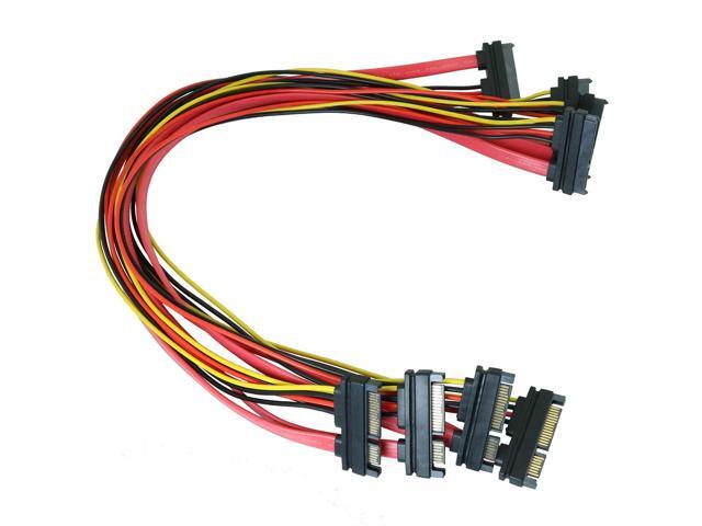 Click here for 4PCS 50cm SATA 22 Pin Female to SATA(7+15) Pin Mal... prices