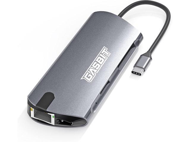 Click here for USB C Hub 8 Port Adapter for MacBook Pro/Air - Del... prices