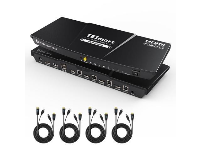 Click here for HDMI KVM Switch 4 Port 4K@60Hz  KVM Switch 1 Monit... prices