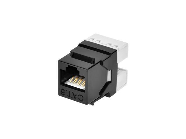 Click here for Monoprice Cat6 RJ-45 180-Degree Punch Down Keyston... prices