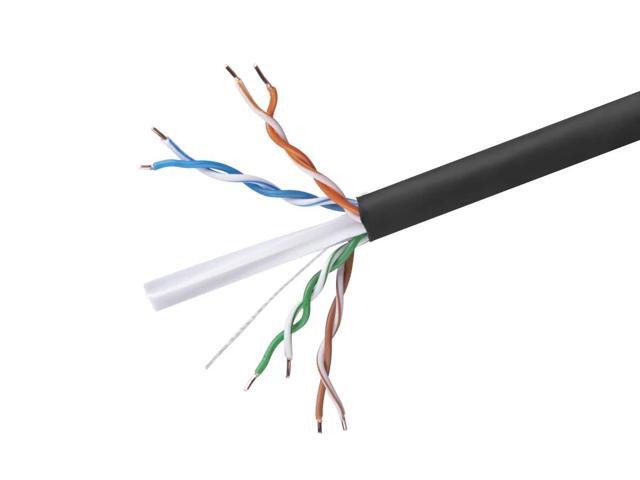 Click here for Monoprice Cat6 1000ft Black CMR UL Bulk Cable  Sol... prices