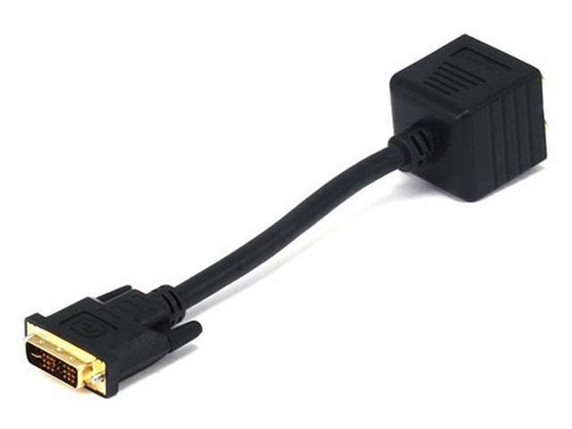 Click here for Monoprice Video Splitter - DVI-I Male to VGA (HD15... prices