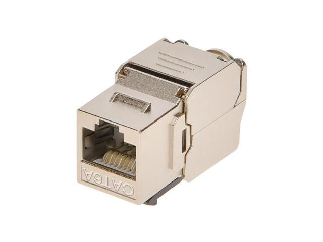 Click here for Monoprice Cat6A RJ-45 Keystone - Black Slim Type... prices