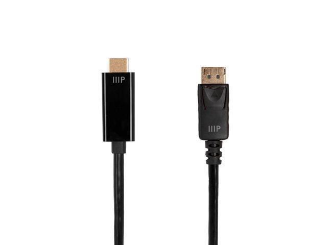 Click here for Monoprice DisplayPort to HDTV Cable - 3 Meter - Bl... prices