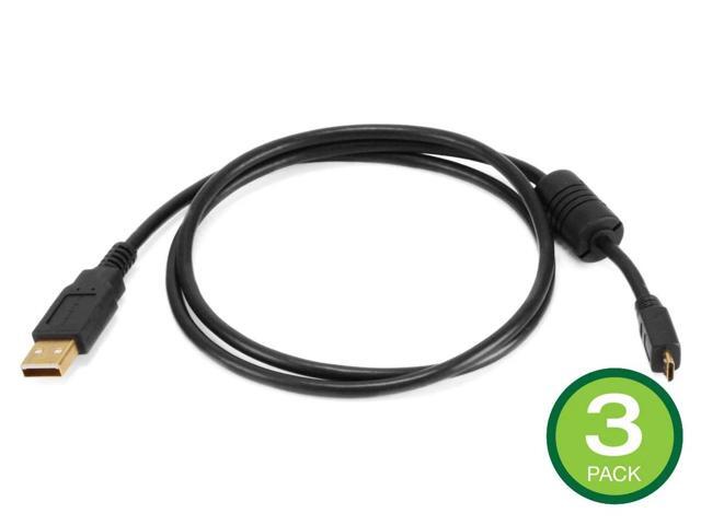 Click here for Monoprice USB Type-A to Micro Type-B 2.0 Cable - 3... prices