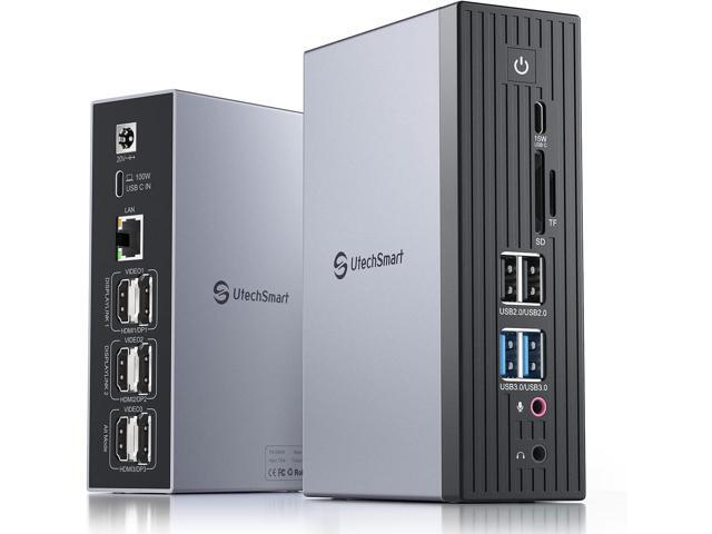 Click here for UtechSmart 3 Monitor 18 in 1 Docking Station 4K@60... prices