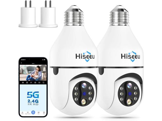 Click here for Hiseeu Light Bulb Security Camera Wireless WiFi 5G... prices