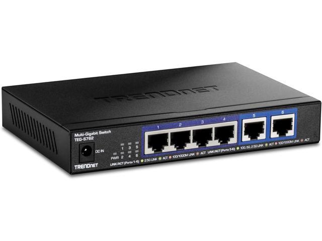 Click here for TRENDnet 6-Port 10G Switch  4 x 2.5G RJ-45 Base-T... prices