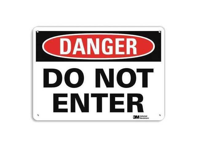 Click here for LYLE U1-1032-RA_14X10 Danger Sign  10 in H  14 in... prices
