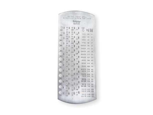 Click here for MITUTOYO 950-208 Drill Gage 1.0-5.9mm  57 Holes prices