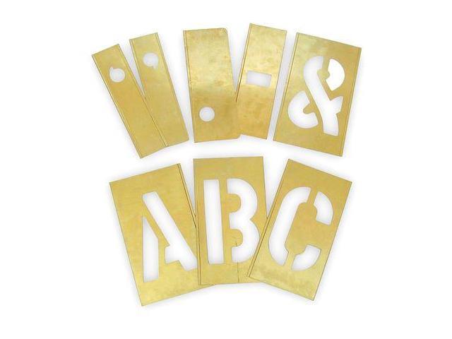 Click here for ZORO SELECT 2CEC2 Letter Stencils Letters Brass prices