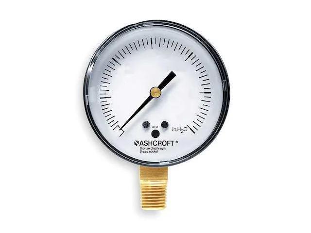 Click here for ASHCROFT 25 1490A 02L 20 OZ/H2O Low Pressure Gauge... prices