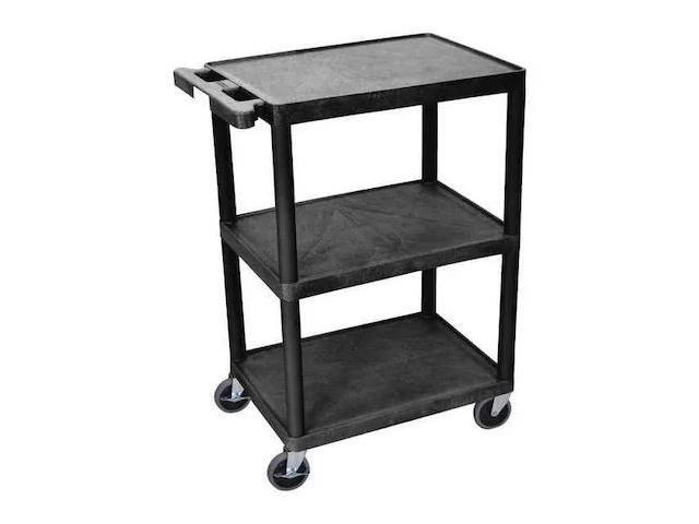 Click here for ZORO SELECT STC222-B Utility Cart with Lipped Plas... prices