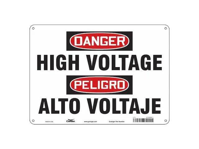 Click here for CONDOR 479R21 Safety Sign 14 Wx10 H 0.055 Thicknes... prices