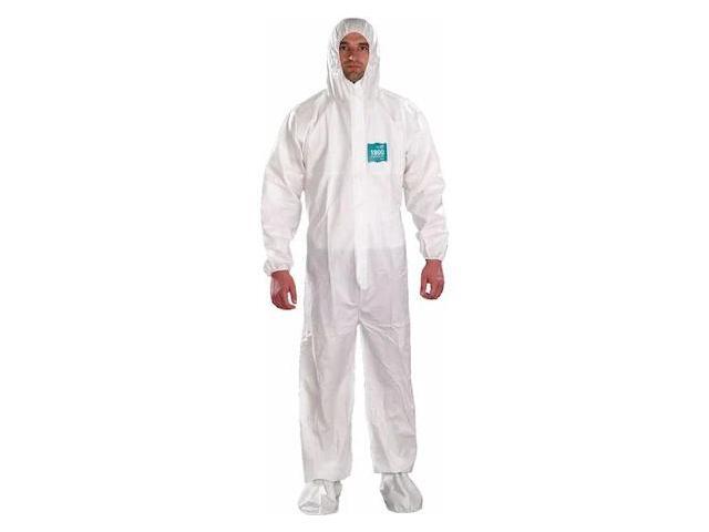 Click here for ANSELL WH18-B-92-107-06 Hooded Coverall  Bound  Bo... prices