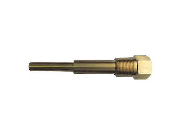 Click here for ZORO SELECT 24C470 Bimetal Thermowell  Brass  1/2... prices