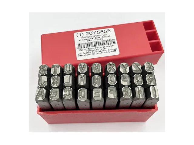 Click here for ZORO SELECT 20Y585 Hand Stamp 1/4 In Letter Set prices