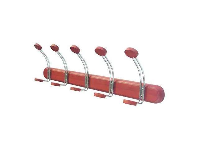 Click here for ZORO SELECT 45NG69 Coat Rack Cherry 7-3/4 in. D prices
