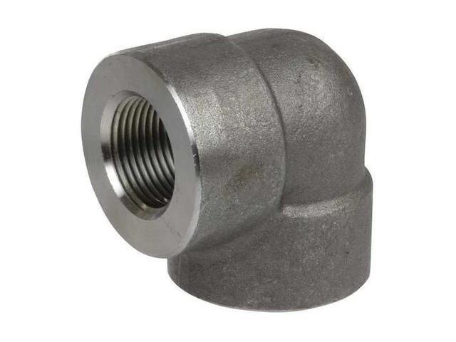 Click here for ZORO SELECT 2TY88 3/8 FNPT 316 SS 90 Degree Elbow prices