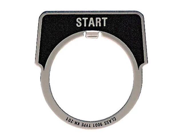 Click here for SCHNEIDER ELECTRIC 9001KN201 Legend Plate Start Wh... prices