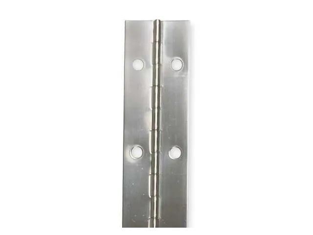 Click here for ZORO SELECT 1CAK7 Piano Hinge  Stainless Steel  Fu... prices