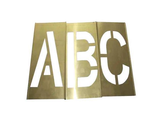 Click here for ZORO SELECT 20Y507 STENCIL LTR KIT 3 in BR  33PCS prices