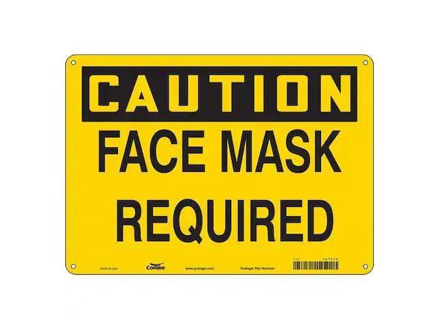 Click here for CONDOR 467X70 Face Mask Required Sign  14 W x 10 H... prices