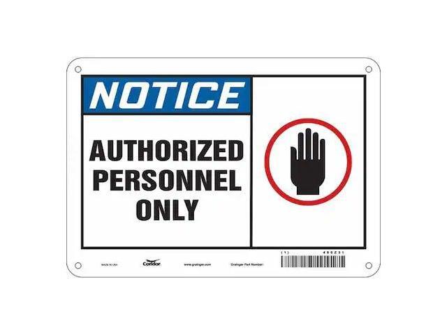 Click here for CONDOR 486Z31 Safety Sign  7 in Height  10 in Widt... prices