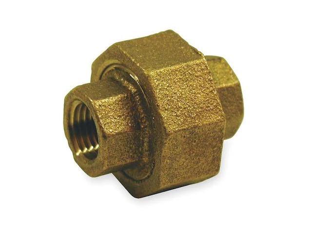 Click here for ZORO SELECT 1VFK1 Union Red Brass Union  3/8 in Fe... prices