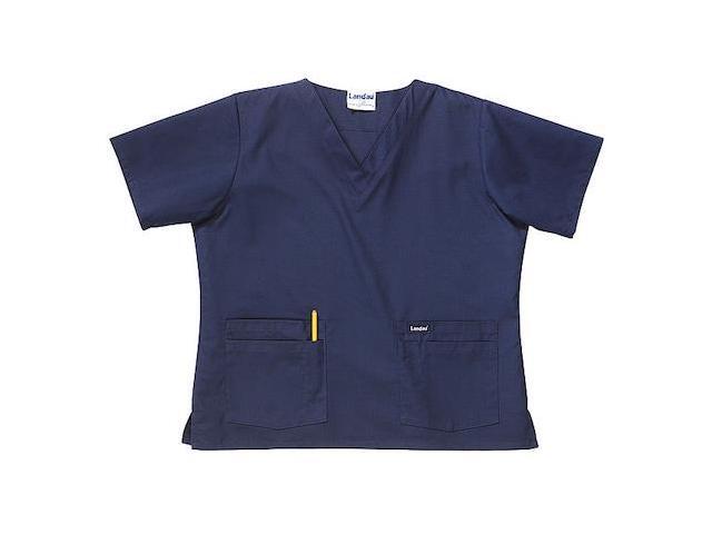 Click here for LANDAU 8219BNPLRG Scrub Shirt L Navy Womens prices