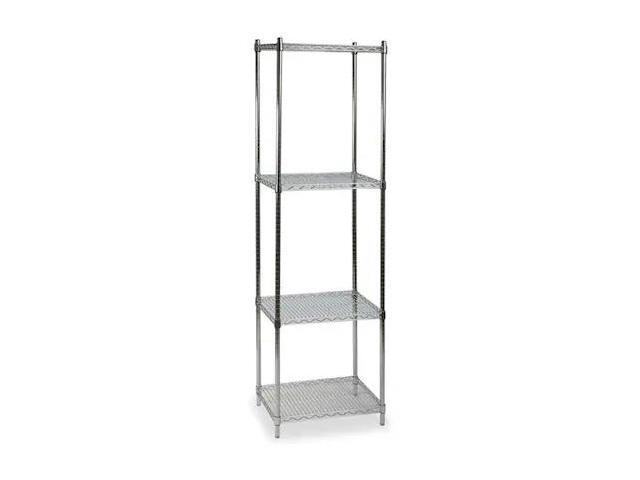 Click here for ZORO SELECT 2KPE2 Wire Shelving Unit  24D x 24W x... prices