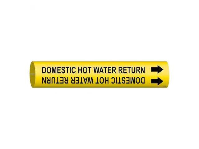 Click here for BRADY 4052-C Pipe Marker Domestic Hot Water Return... prices