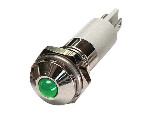 Click here for ZORO SELECT 24M083 Round Indicator Light Green 120... prices