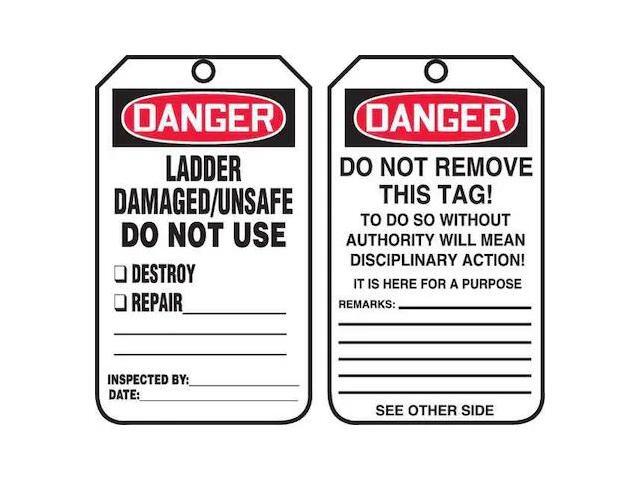 Click here for ACCUFORM MDT182PTP Tag  Danger  Plastic  5 3/4 in... prices