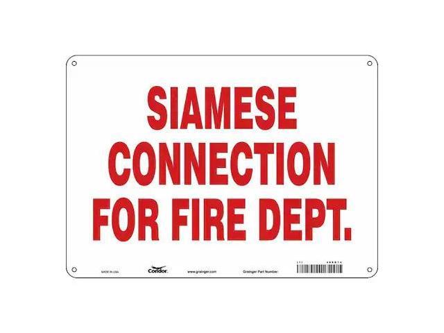 Click here for CONDOR 469G14 SAFETY SIGN FIRE AND EMERGENCY  10 i... prices